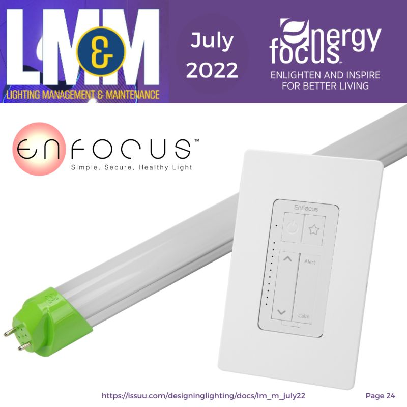Energy Focus Featured in Lighting Management & Maintenance! – The ...