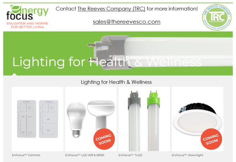 Coming Soon From Energy Focus!!! – The Reeves Company – Lighting ...