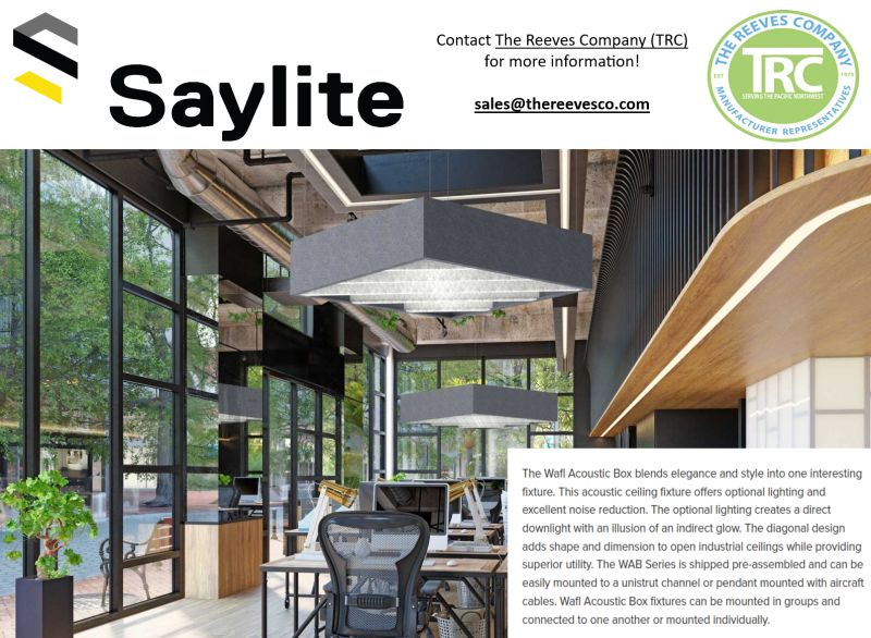 Saylite Lighting Makes Waffles Look Elegant! – The Reeves Company ...