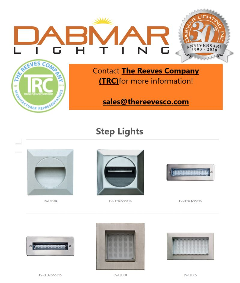 Step It Up with Dabmar Lighting! – The Reeves Company – Lighting ...