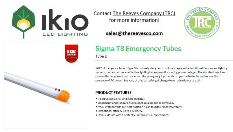 Ikio LED Lighting Prepares for Emergencies! – The Reeves Company – Lighting Manufacturer ...