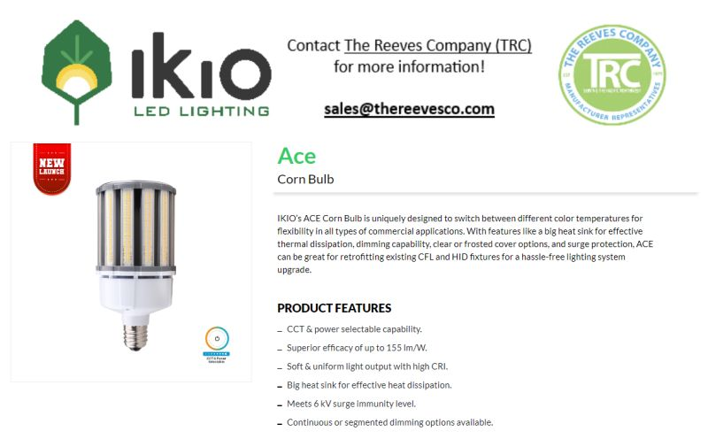 Ikio LED Lighting’s Corn Bulbs Are Anything BUT Corny! – The Reeves ...