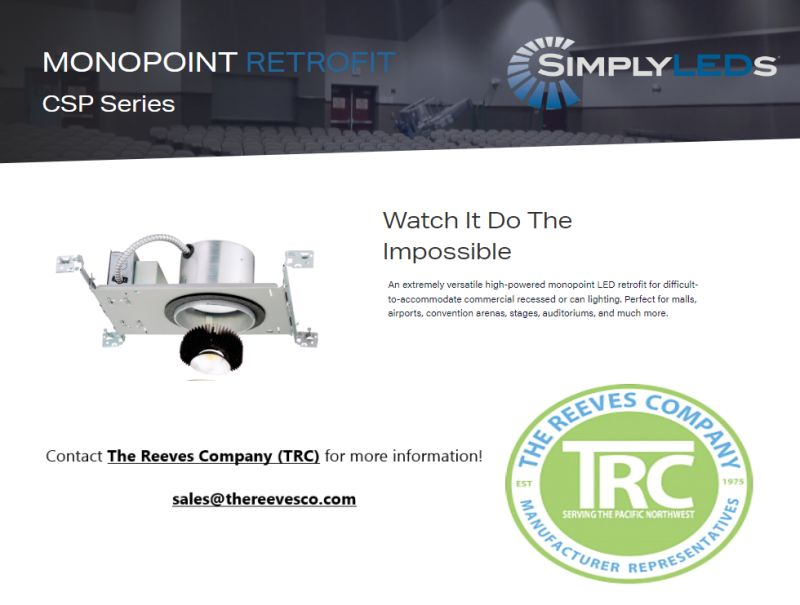 SimplyLEDs Makes a Point…A Mono-Point!!! – The Reeves Company ...