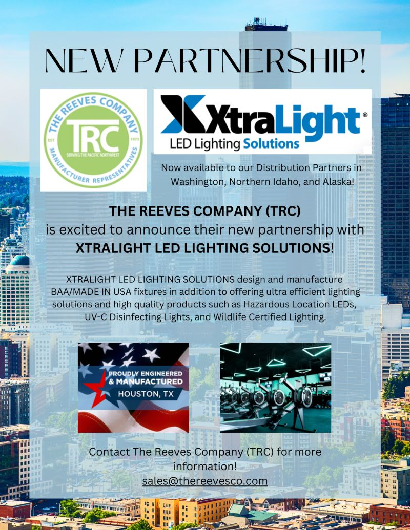 The Reeves Company Partners with XtraLight LED Lighting Solutions ...