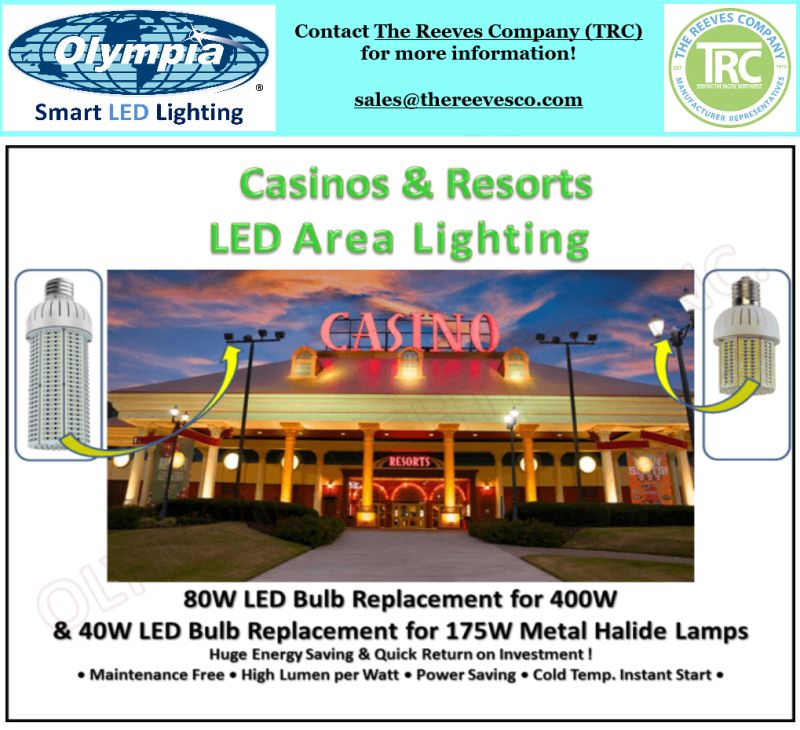 Score a Jackpot with Olympia LED Lighting! – The Reeves Company ...