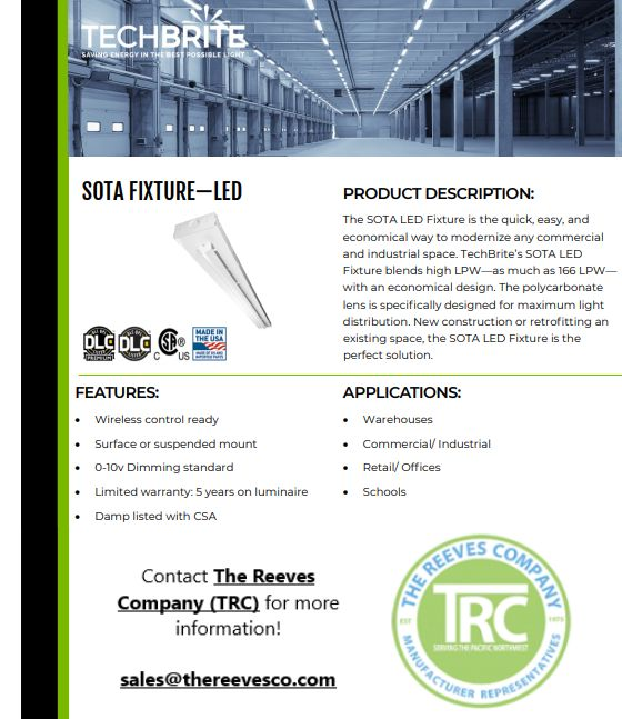 Modernize Your Spaces with TechBrite! – The Reeves Company – Lighting ...