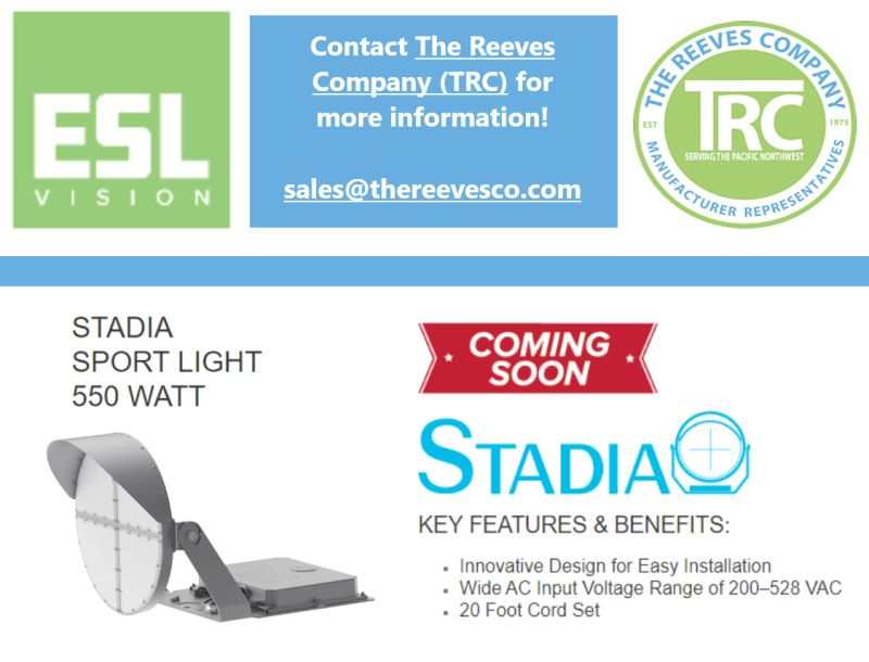 COMING SOON from ESL Vision!!! – The Reeves Company – Lighting ...