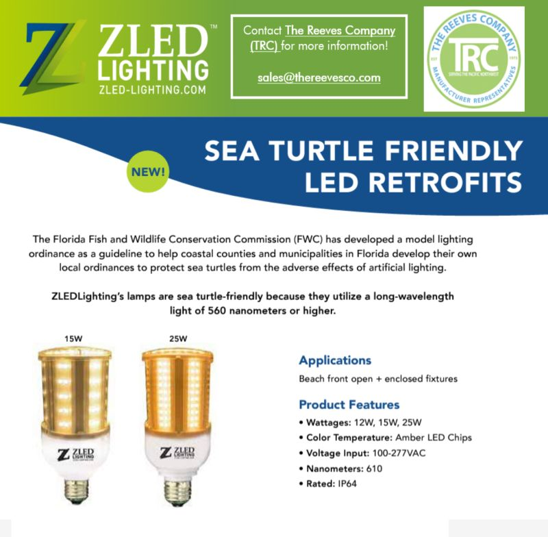 Sea Turtle Friendly LED Retrofits from ZLED-Lighting! – The Reeves ...