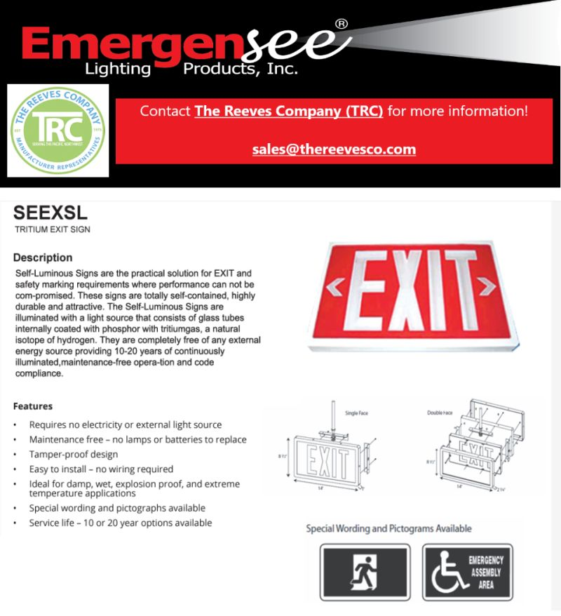 Create a Peace of Mind with EmergenSee Lighting Products! – The Reeves ...